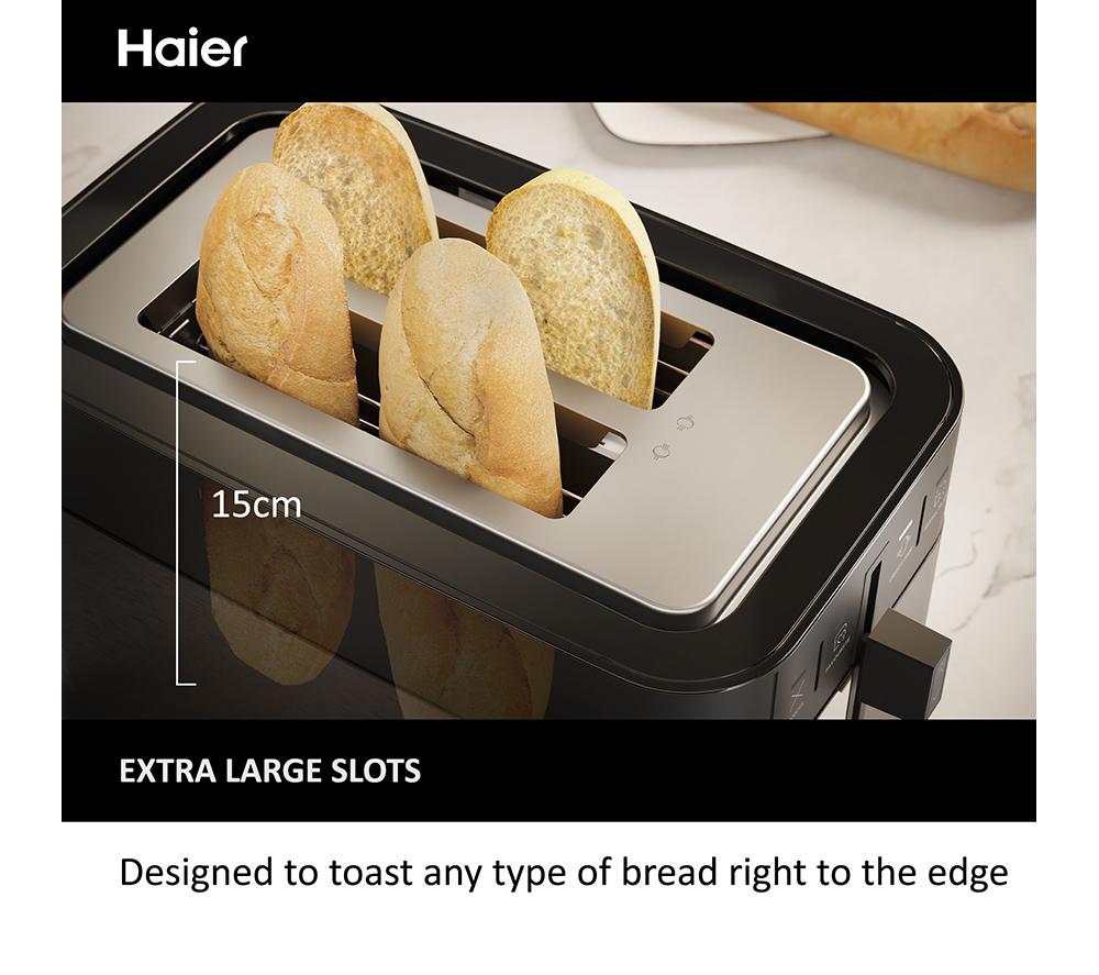 Buy HAIER I-Master Series 5 HTO5A3 2-Slice Toaster - Black | Currys