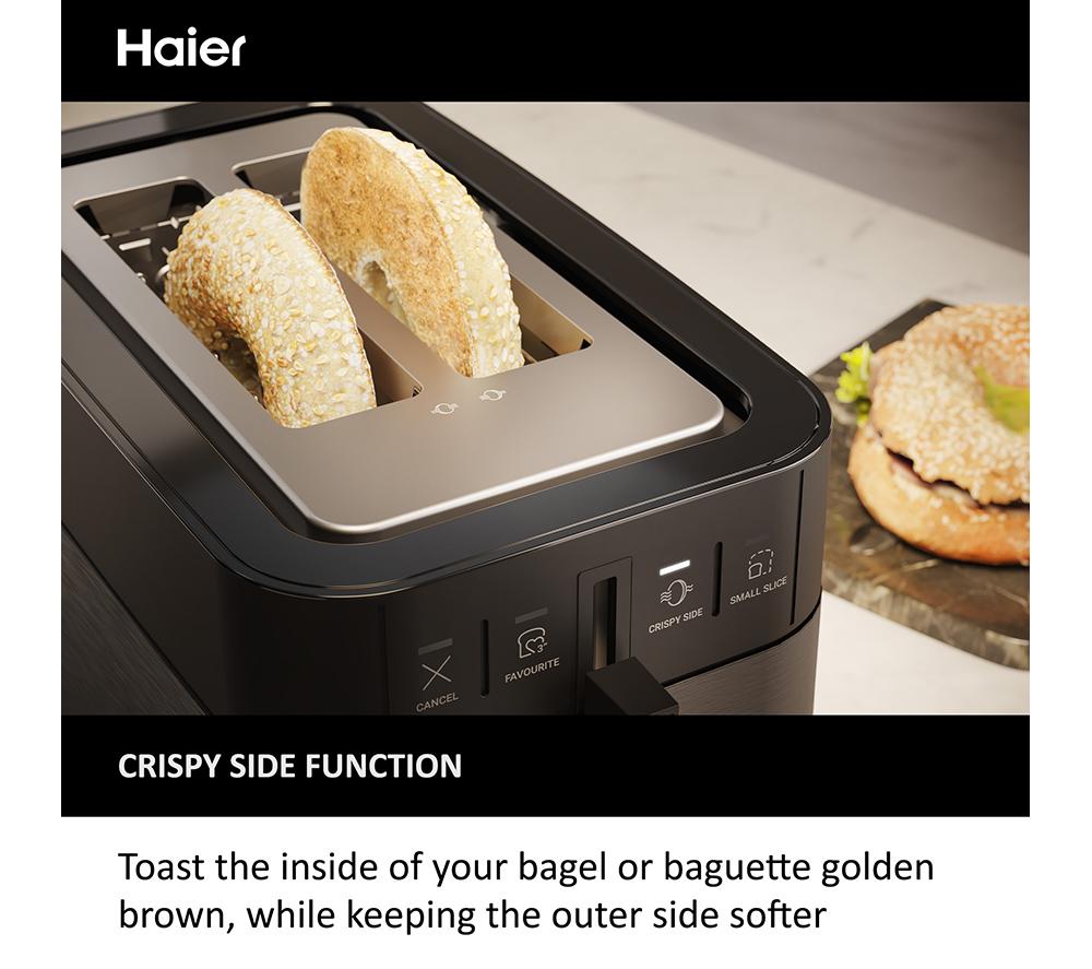 Buy HAIER I-Master Series 5 HTO5A3 2-Slice Toaster - Black | Currys