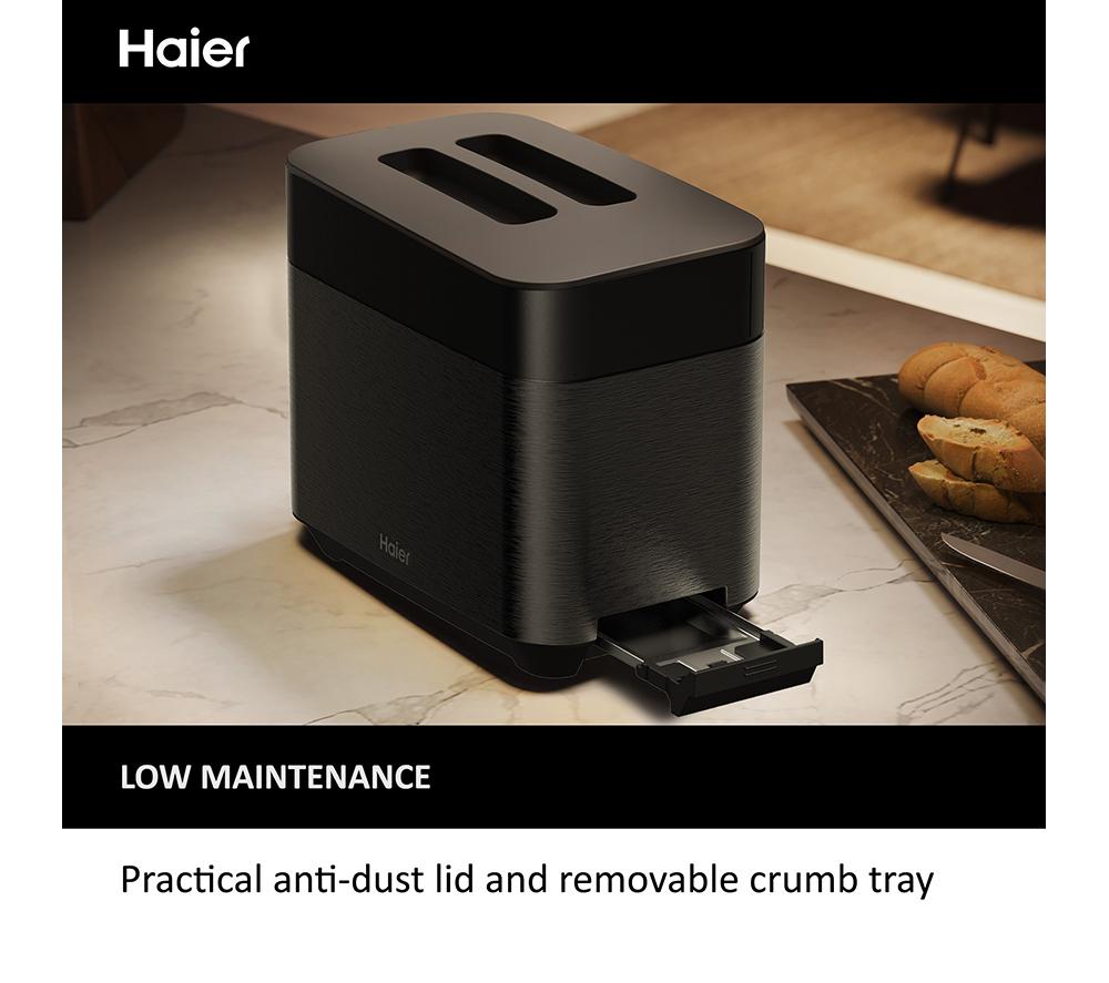 Buy HAIER I-Master Series 5 HTO5A3 2-Slice Toaster - Black | CurrysIE