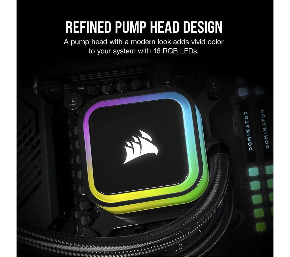 Buy CORSAIR iCUE H115i RGB ELITE Liquid 280 mm CPU Cooler - RGB LED ...