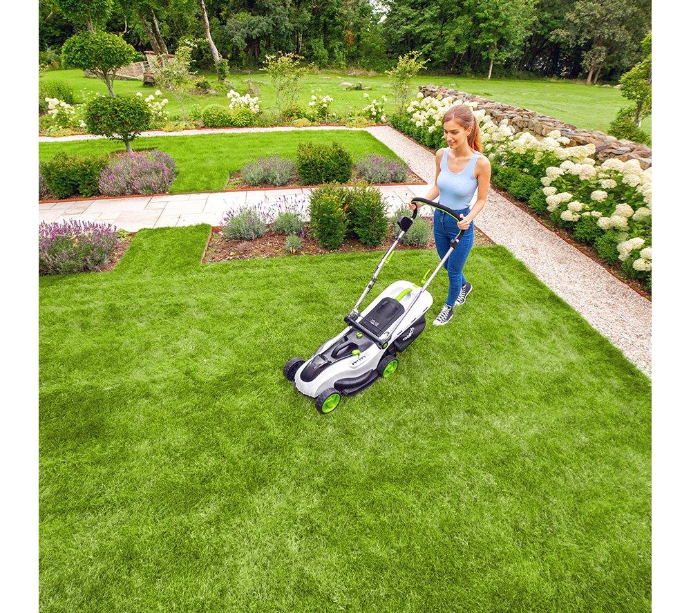 Buy GTECH CLM50 Cordless Rotary Lawn Mower - White | Currys