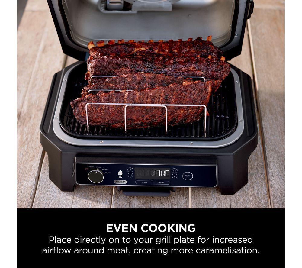 Buy NINJA Woodfire XL Electric BBQ Rib Rack | CurrysIE
