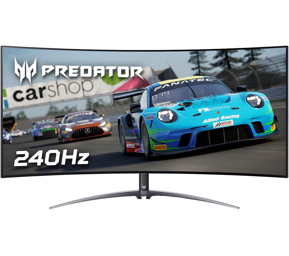 ACER Predator X45bmiiphuzx Wide Quad HD 45" Curved OLED Gaming Monitor ...