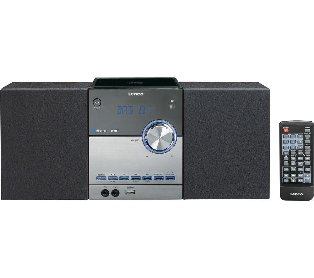 Buy LENCO MC-150 Bluetooth Traditional Hi-Fi System - Black | Currys