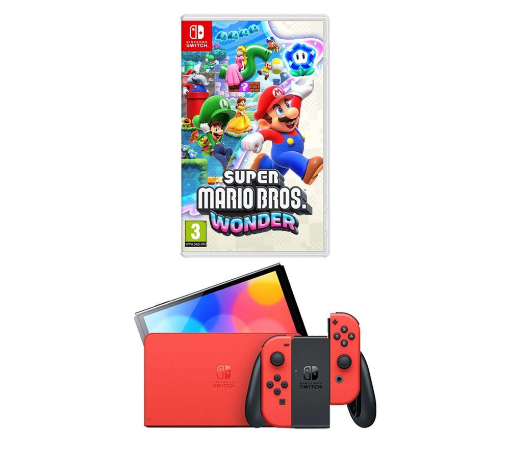Nintendo switch bundle with mario red store