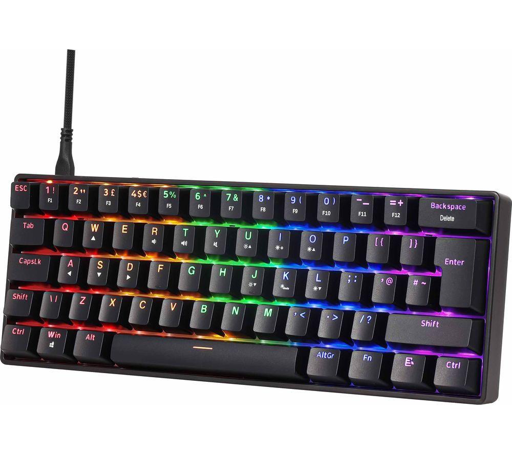 Buy ADX FireFight Advanced MK16 60% Mechanical Gaming Keyboard - Black ...