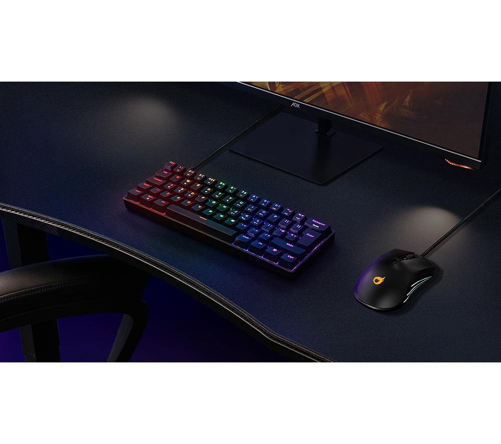 Buy ADX FireFight Advanced MK16 60% Mechanical Gaming Keyboard - Black ...