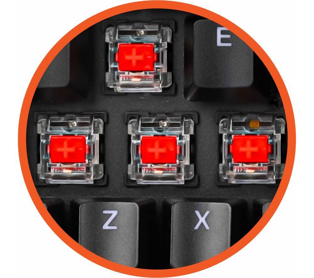 Buy ADX FireFight Advanced MK17 TKL Mechanical Gaming Keyboard - Black ...