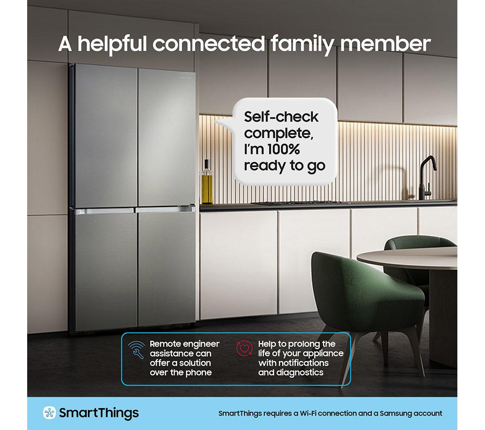 Buy SAMSUNG Bespoke with See-Thru Door RF65DB970E22EU Smart Fridge ...