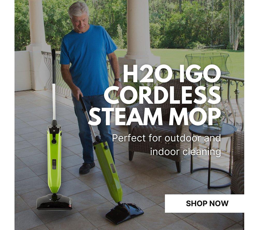Buy H2O iGO CORDLESS Steam Mop Steam Cleaner Green Currys