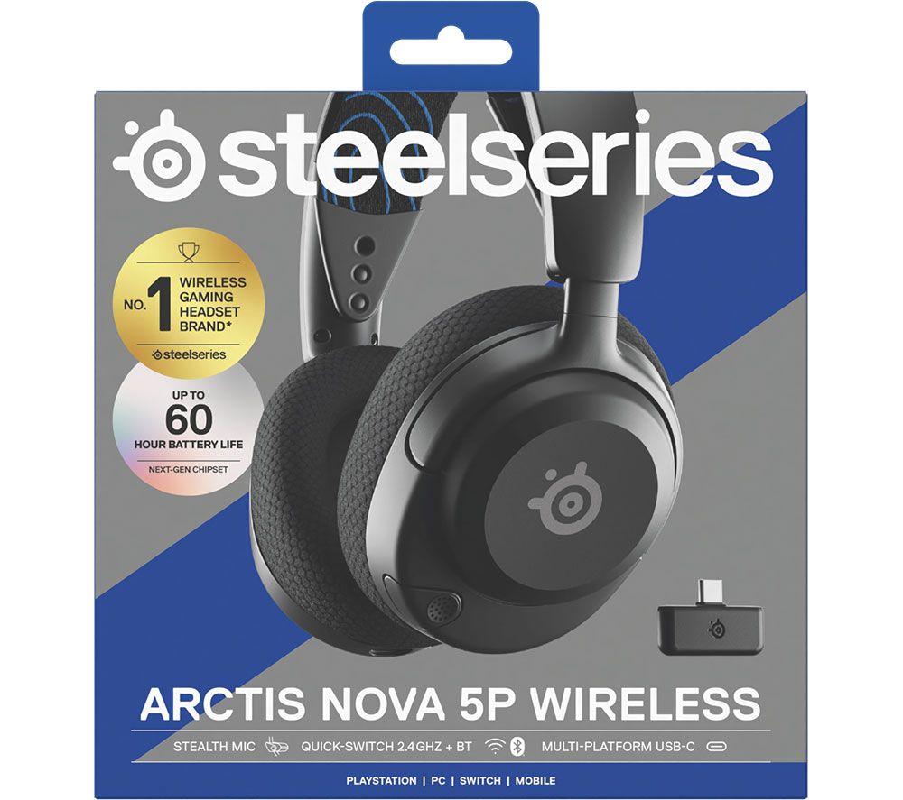 Buy STEELSERIES Arctis Nova 5P Wireless PS5 Gaming Headset - Black | Currys