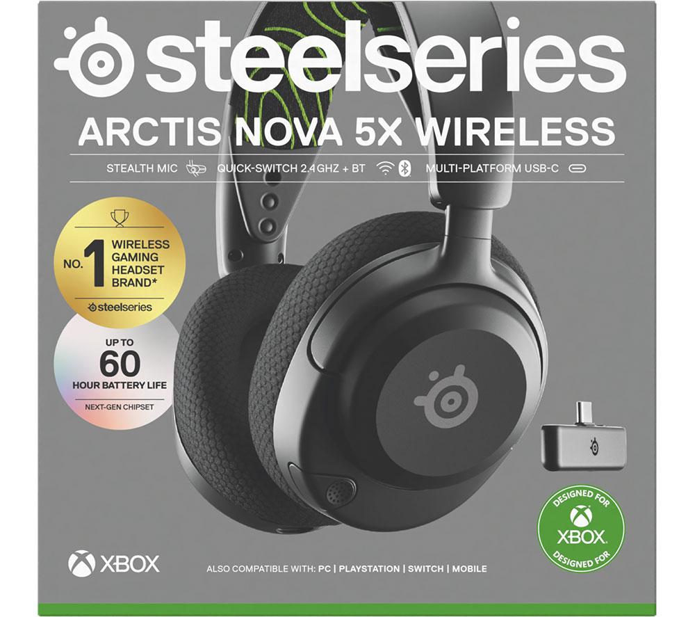 Buy STEELSERIES Arctis Nova 5X Wireless Xbox Gaming Headset - Black | Currys