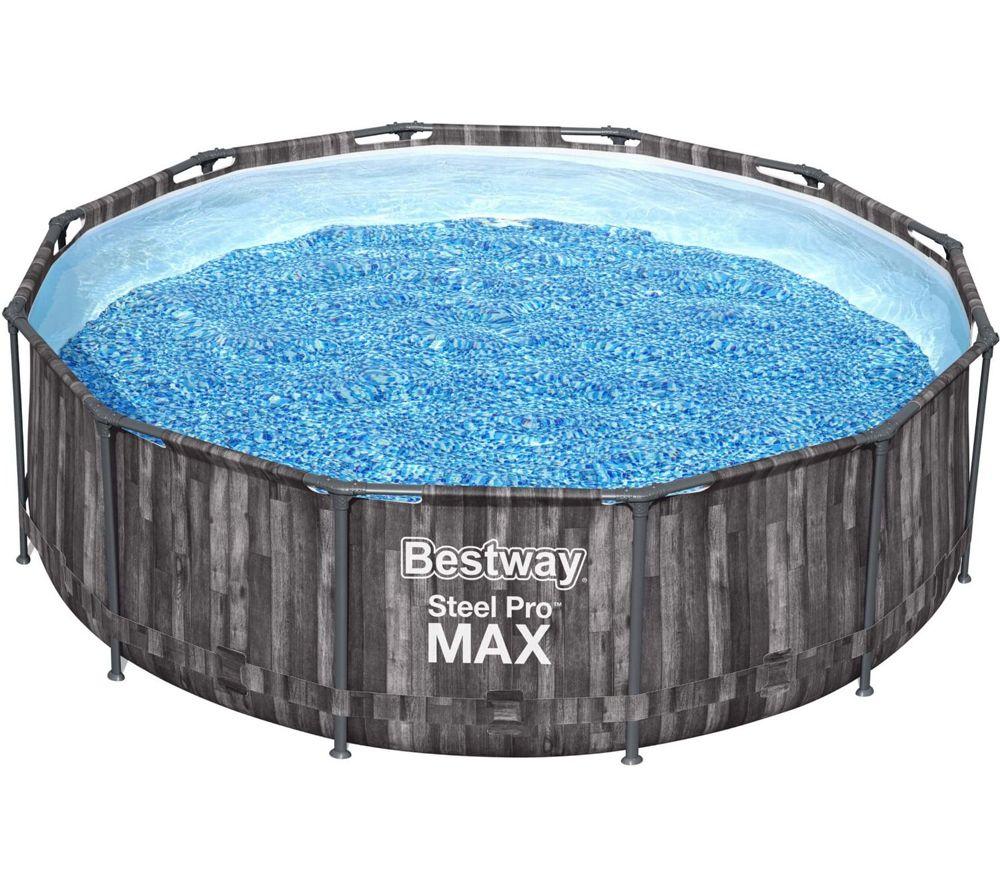 BESTWAY 12ft Steel Pro Max BW5614XGB Round Swimming Pool review | 9.5 / 10