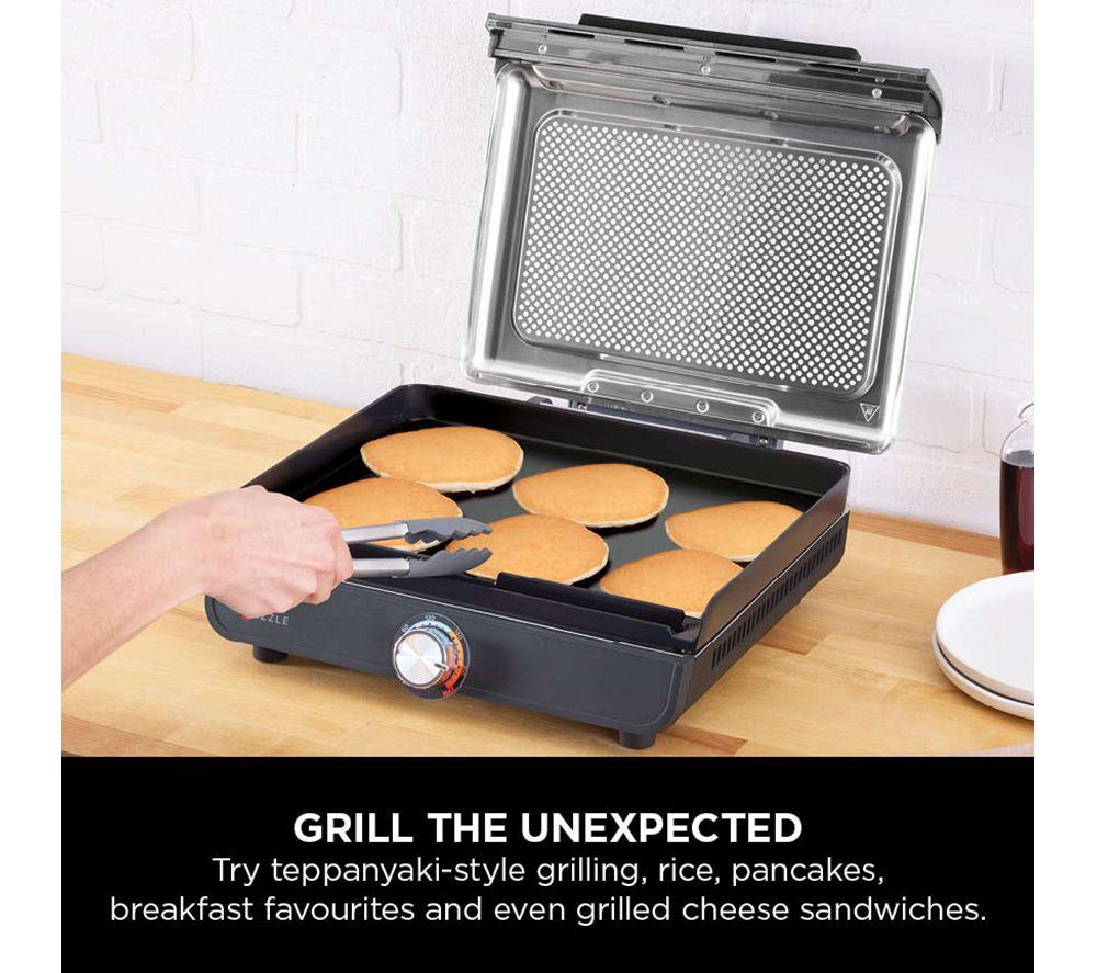 Buy NINJA Sizzle GR101UK Indoor Grill & Flat Plate - Grey | CurrysIE
