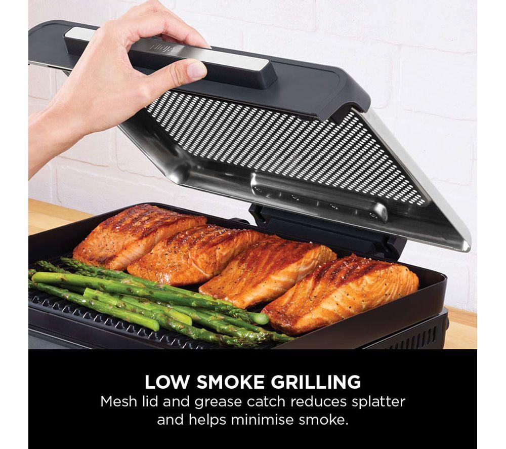 Buy NINJA Sizzle GR101UK Indoor Grill & Flat Plate - Grey | CurrysIE