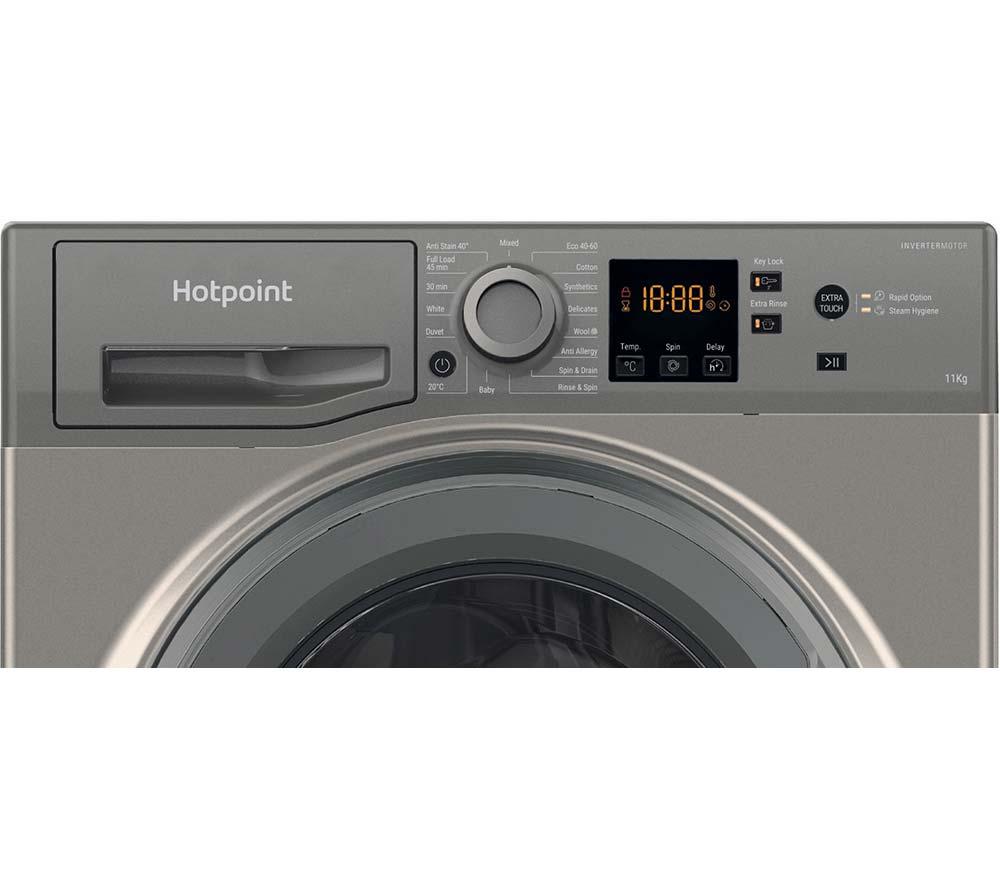 Buy HOTPOINT Anti-Stain NSWM 1146 GG UK 11 kg 1400 Spin Washing Machine ...