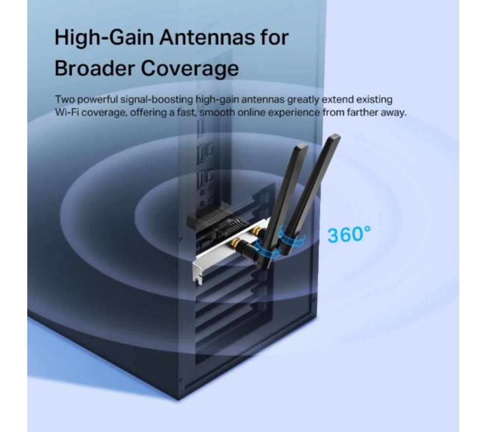 Buy TP-LINK Archer TX55E V2 Wireless & Bluetooth PCIe Card | Currys