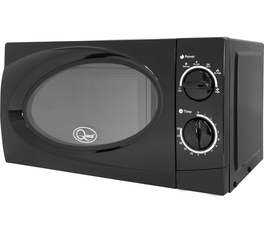 Buy QUEST 35860 Solo Microwave - Black | Currys