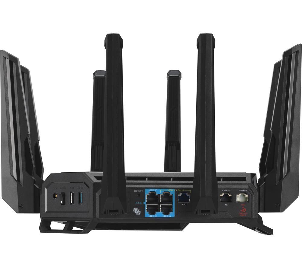 Buy ASUS ROG Rapture GT-BE98 WiFi Cable & Fibre Router - BE 25000, Quad ...