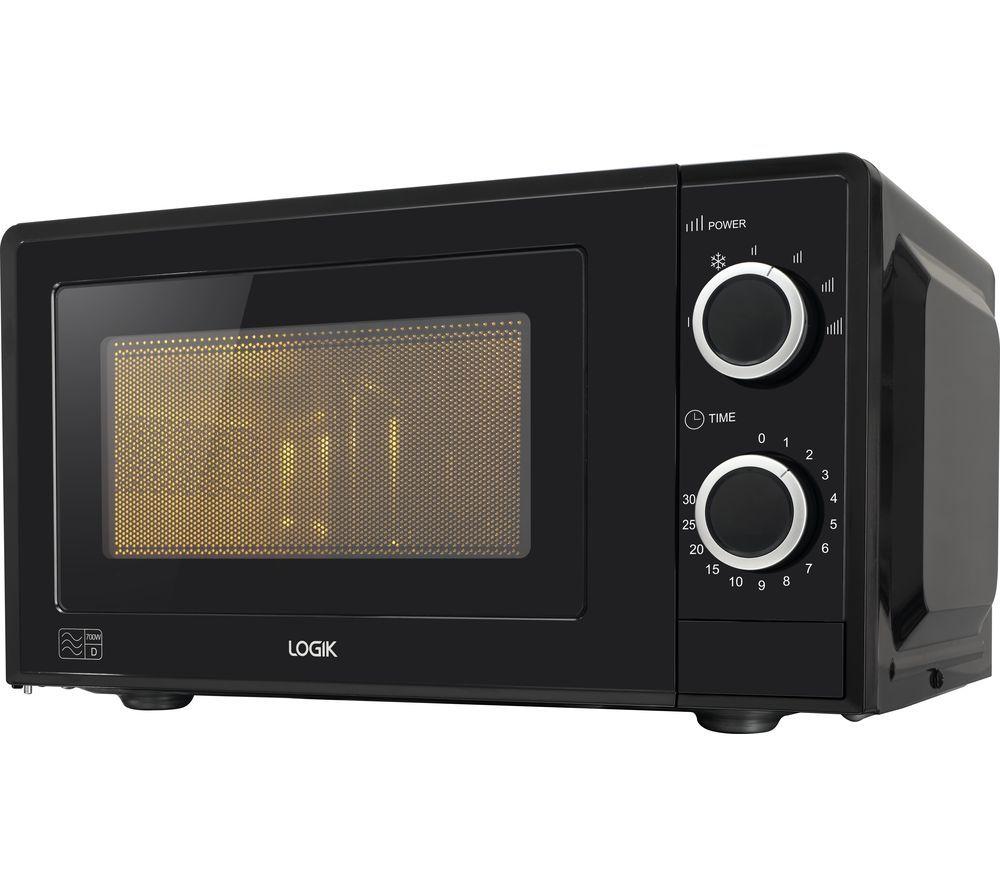 Buy LOGIK LMB24 Compact Solo Microwave - Black | CurrysIE