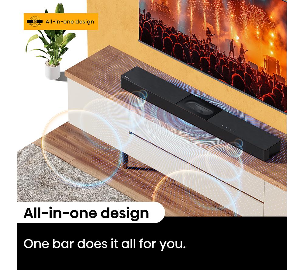 Buy HISENSE HS2000 2.1 Compact Sound Bar with DTS Virtual:X | Currys