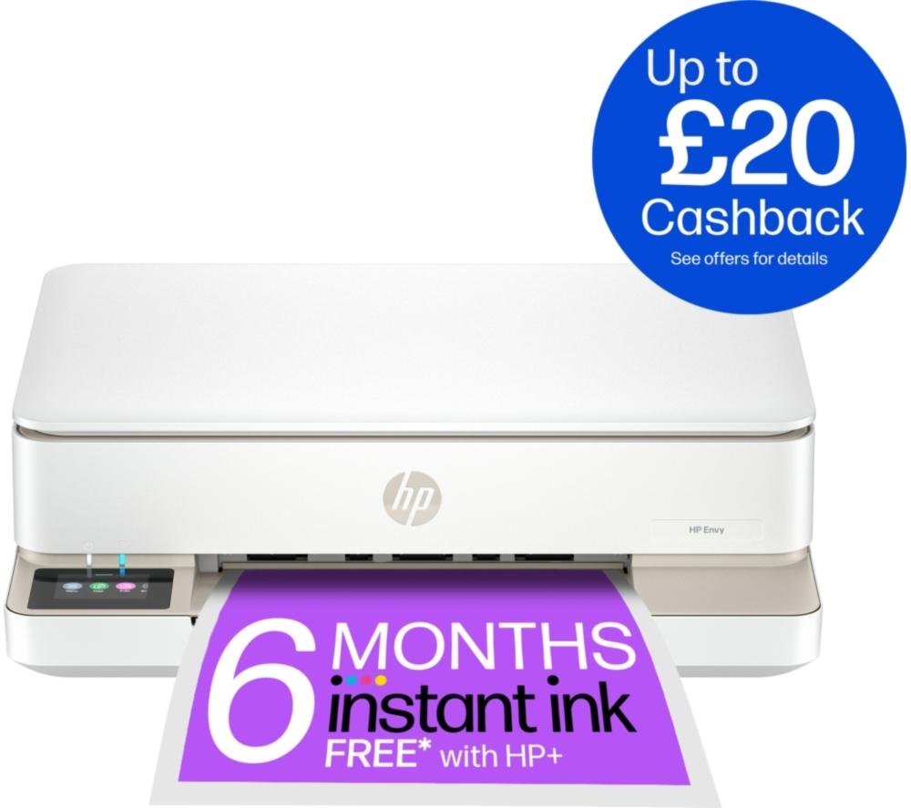 Buy HP Envy 6132e All-in-One Inkjet Wireless Printer with Fax & 6 ...