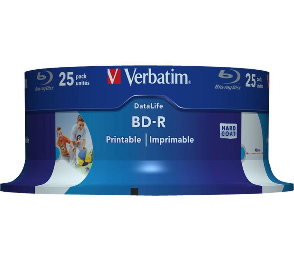 Buy VERBATIM 6x BD-R Blank Blu-ray Discs - Pack of 25 | Currys