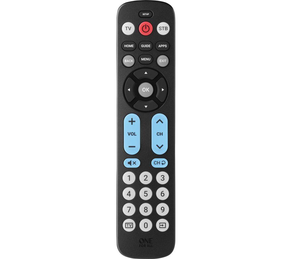 Buy ONE FOR ALL URC6821 Big Button Universal Remote Control | Currys
