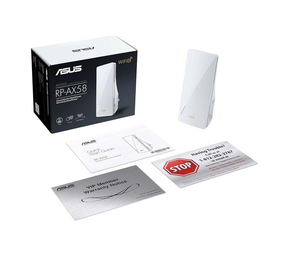 Buy ASUS RP-AX58 WiFi Range Extender - AX 3000, Dual-band | Currys