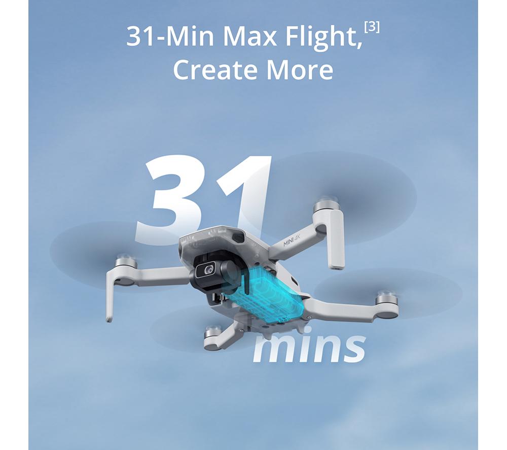 Buy DJI Mini 4K Drone Grey Currys