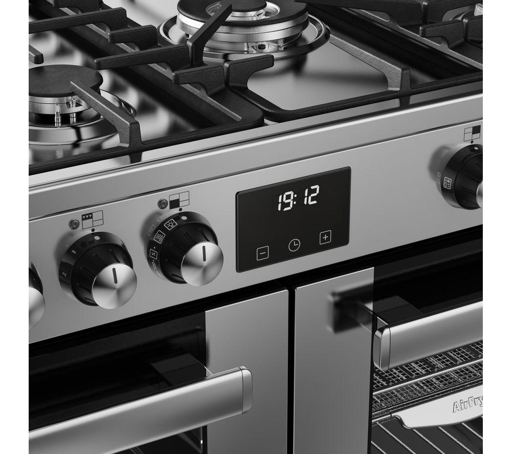 Buy BELLING Cookcentre 100DF Dual Fuel Range Cooker - Stainless Steel ...