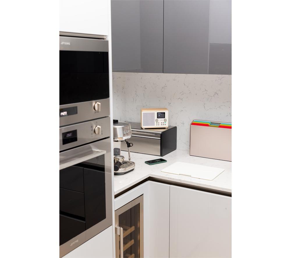 Buy PURE Classic H4 DAB+/FM Bluetooth Radio - Cotton White & Oak | Currys