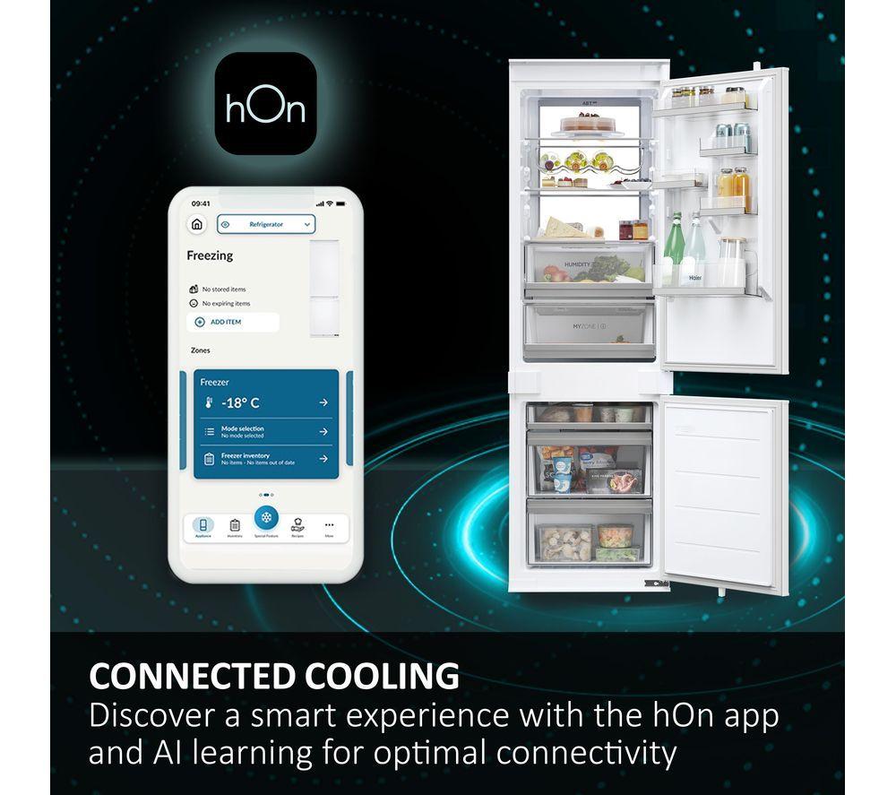 Buy HAIER HBW7518CTK Integrated Smart 70/30 Fridge Freezer - Sliding ...