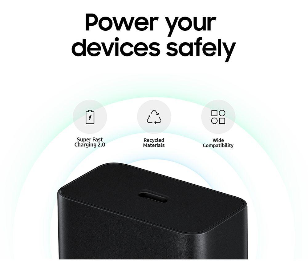 Buy SAMSUNG 45w USB-C Fast Charger & USB-C Cable | Currys