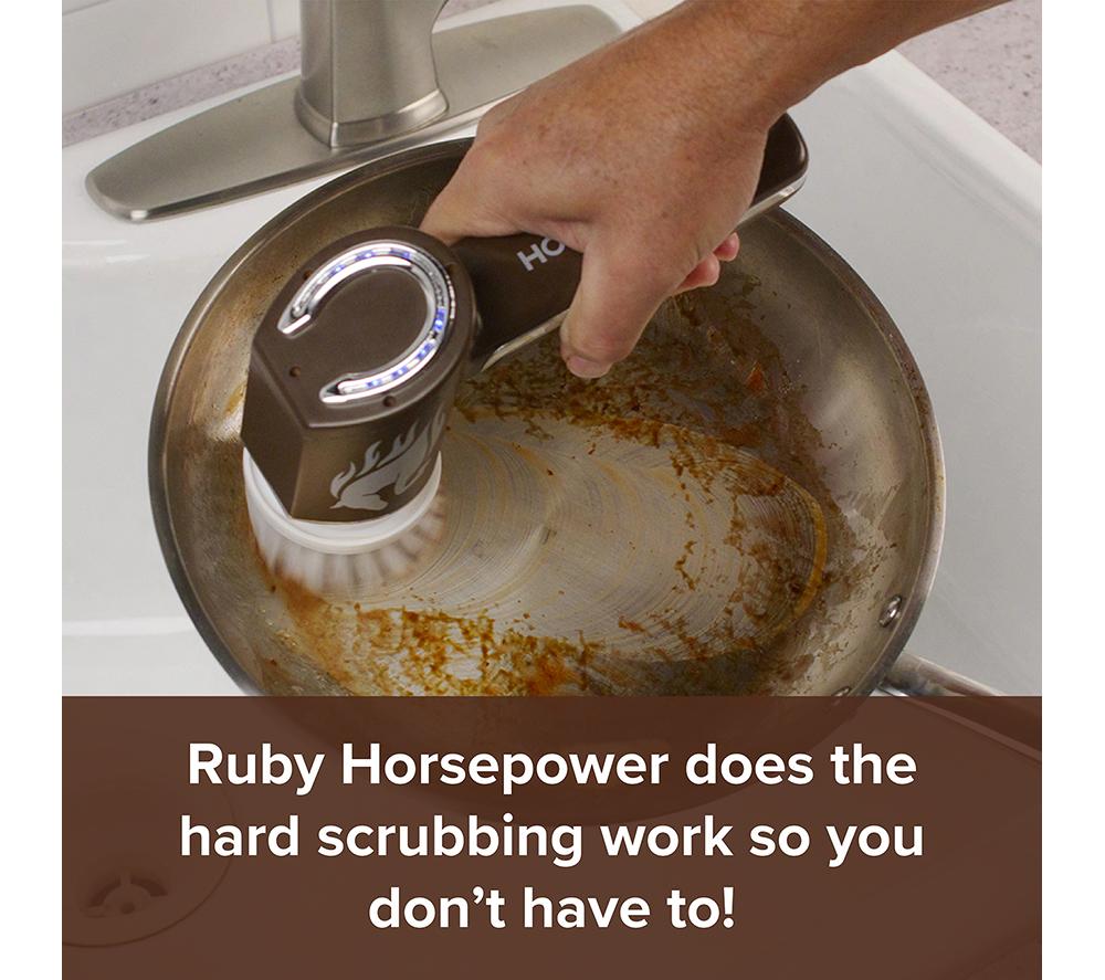 Buy RUBY Horsepower Handheld Portable Rechargeable Power Scrubber ...