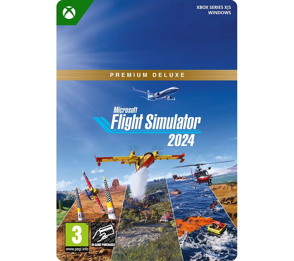 Buy Microsoft Flight Simulator 2024 Premium Deluxe Edition Xbox Series X S Windows Digital Download Currys