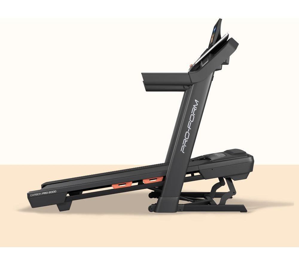 PROFORM Carbon Pro 2000 Folding Smart Bluetooth Treadmill Black