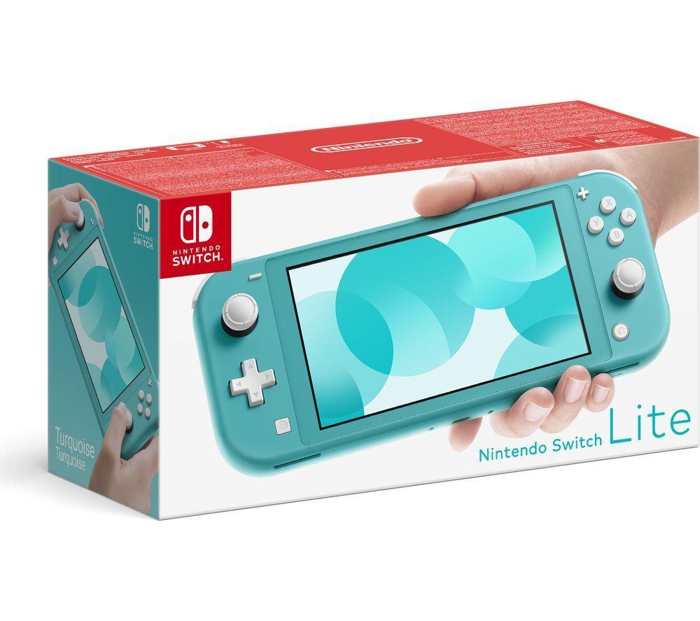 Buy NINTENDO Switch Lite Turquoise Mario Kart 8 Deluxe Protection Case Pikachu Plaid Bundle Currys