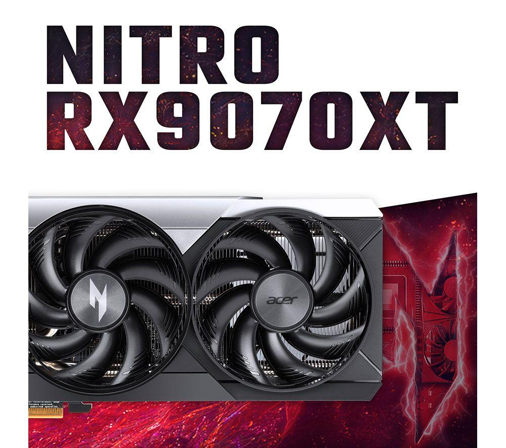 Buy ACER Radeon RX 9070 XT 16 GB OC Nitro Graphics Card | Currys