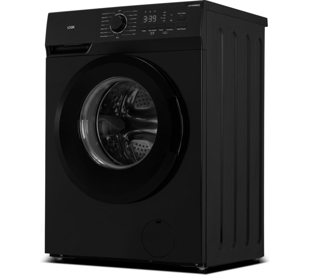 Buy LOGIK L914WMB25 9 kg 1400 Spin Washing Machine - Black | CurrysIE