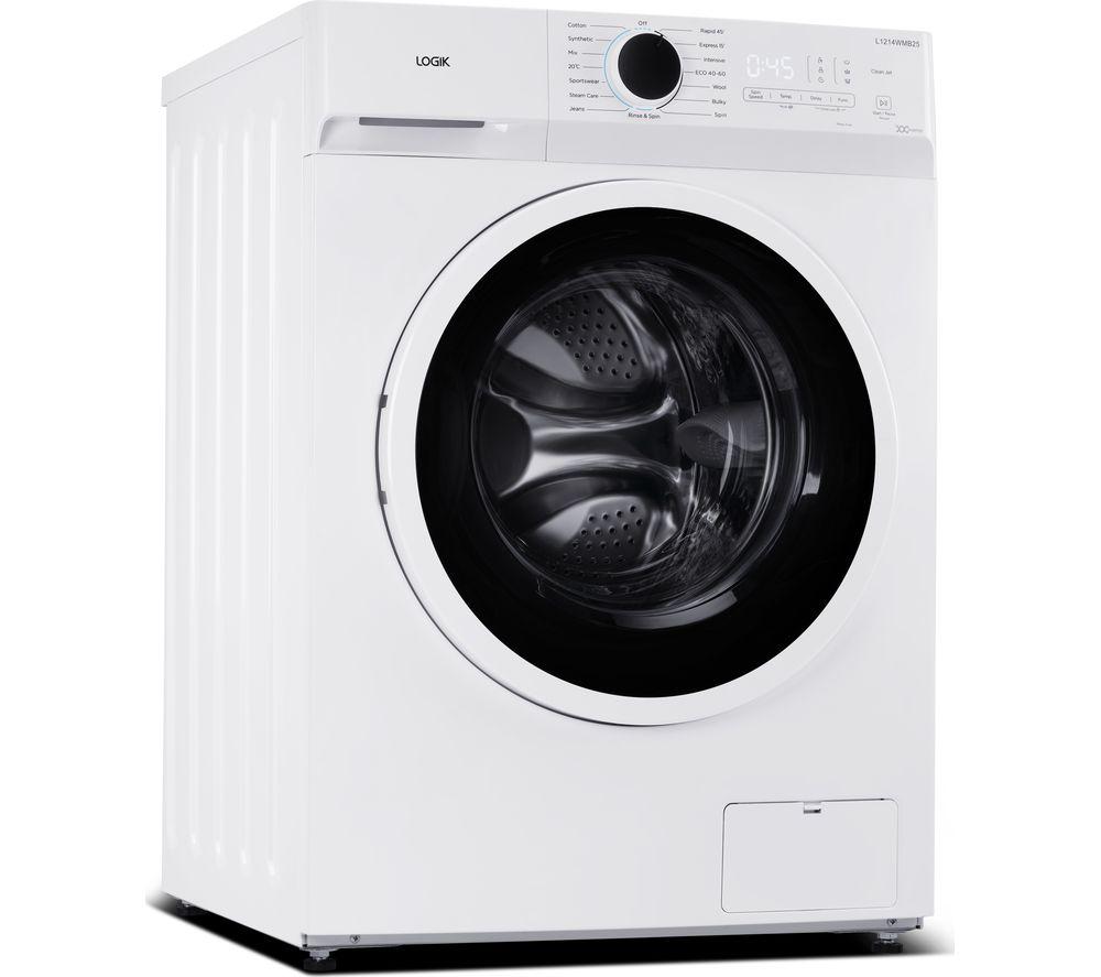 Buy LOGIK L1214WMB25 12 kg 1400 Spin Washing Machine - White | CurrysIE
