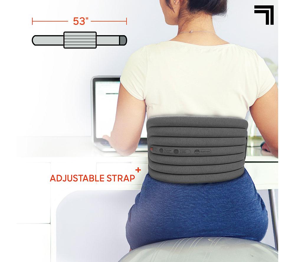 Buy SHARPER IMAGE Hot & Cold Compression Back Wrap - Grey | CurrysIE