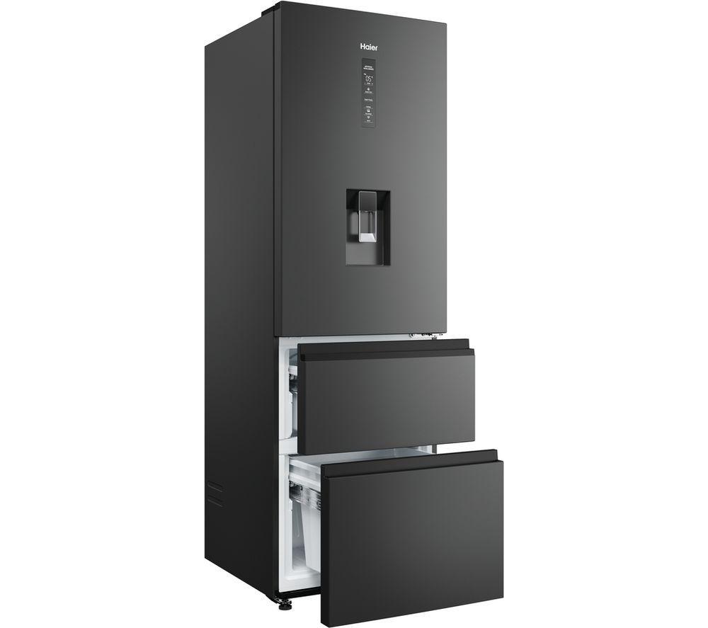 Buy HAIER HTW3618EWPB Smart Fridge Freezer - Slate Black | CurrysIE