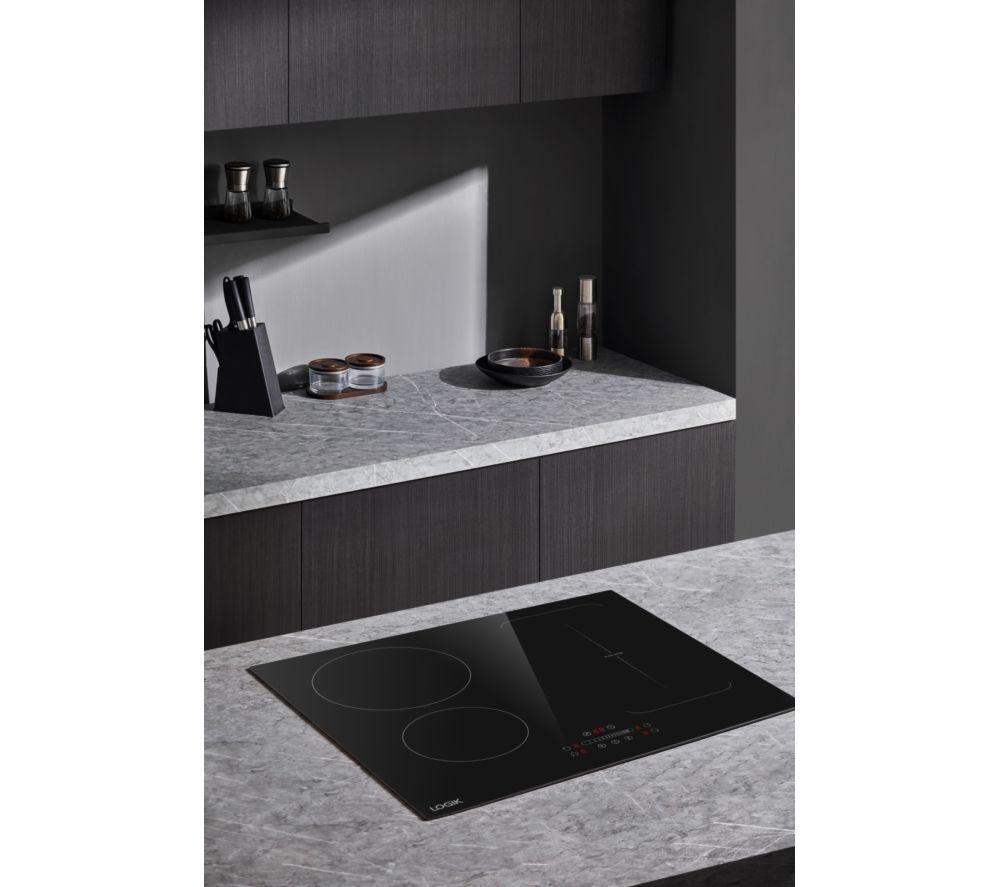 Buy LOGIK Flexzone LIHOBBRB25 60 cm Electric Induction Hob - Black | Currys