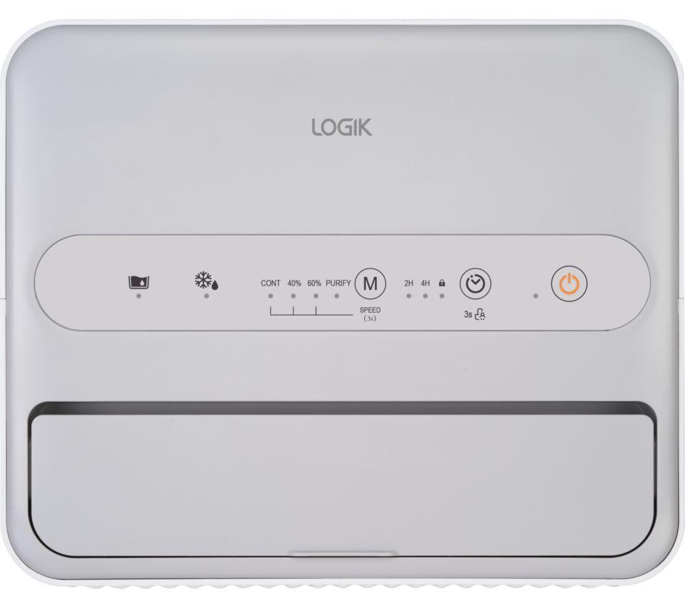 Buy LOGIK L12DHA25 Dehumidifier & Air Purifier - White | Currys