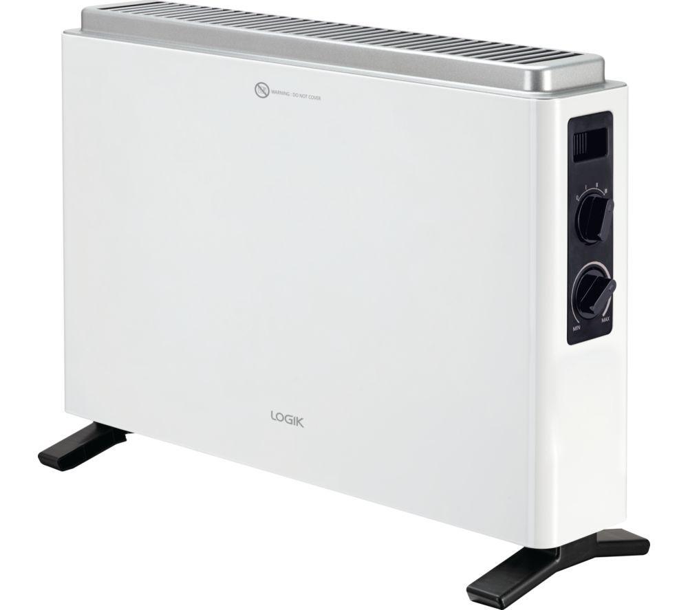 Buy LOGIK L20CHW25 Convector Heater - White & Black | Currys