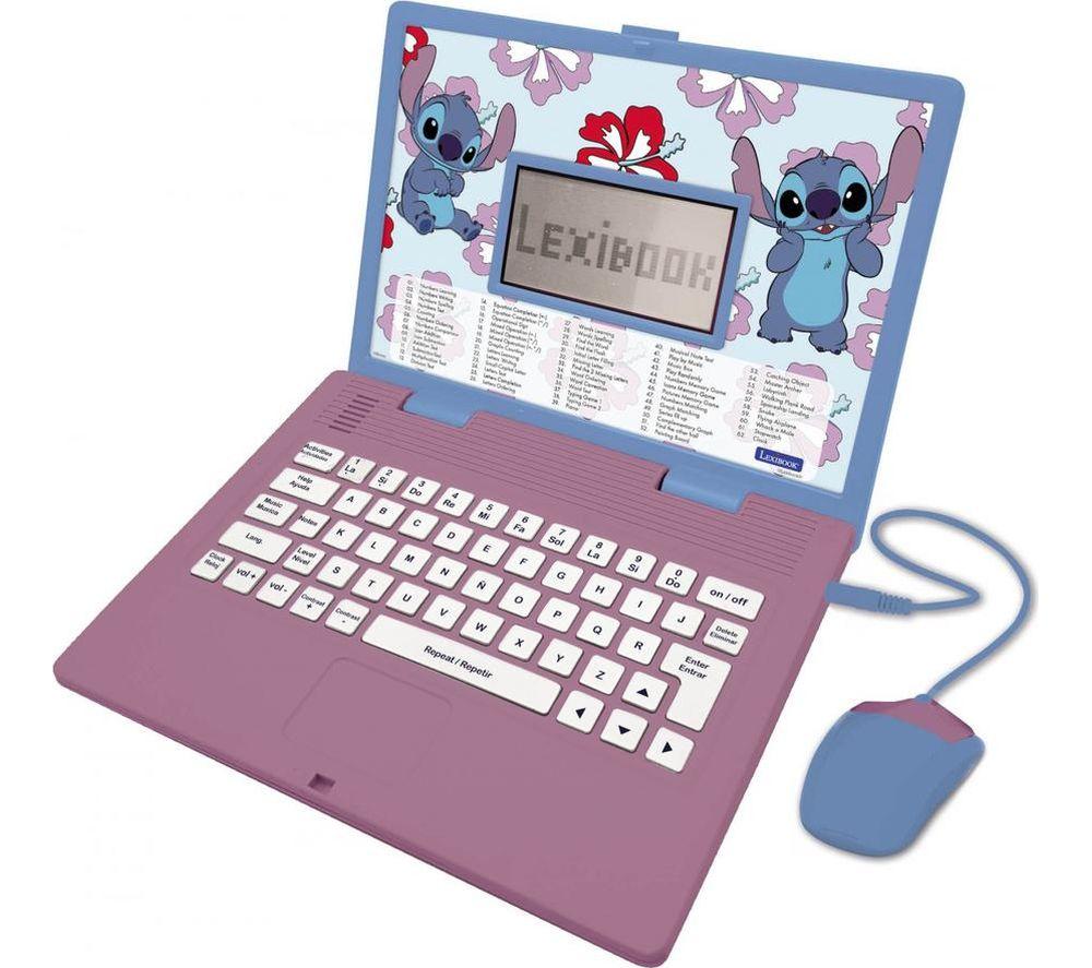 Buy LEXIBOOK Bilingual Spanish & English Educational Laptop - Disney ...
