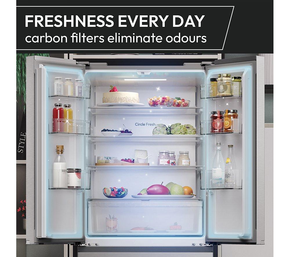 Buy HOOVER H-FRIDGE 700 HONFQ2T718EXK Fridge Freezer - Stainless Steel ...