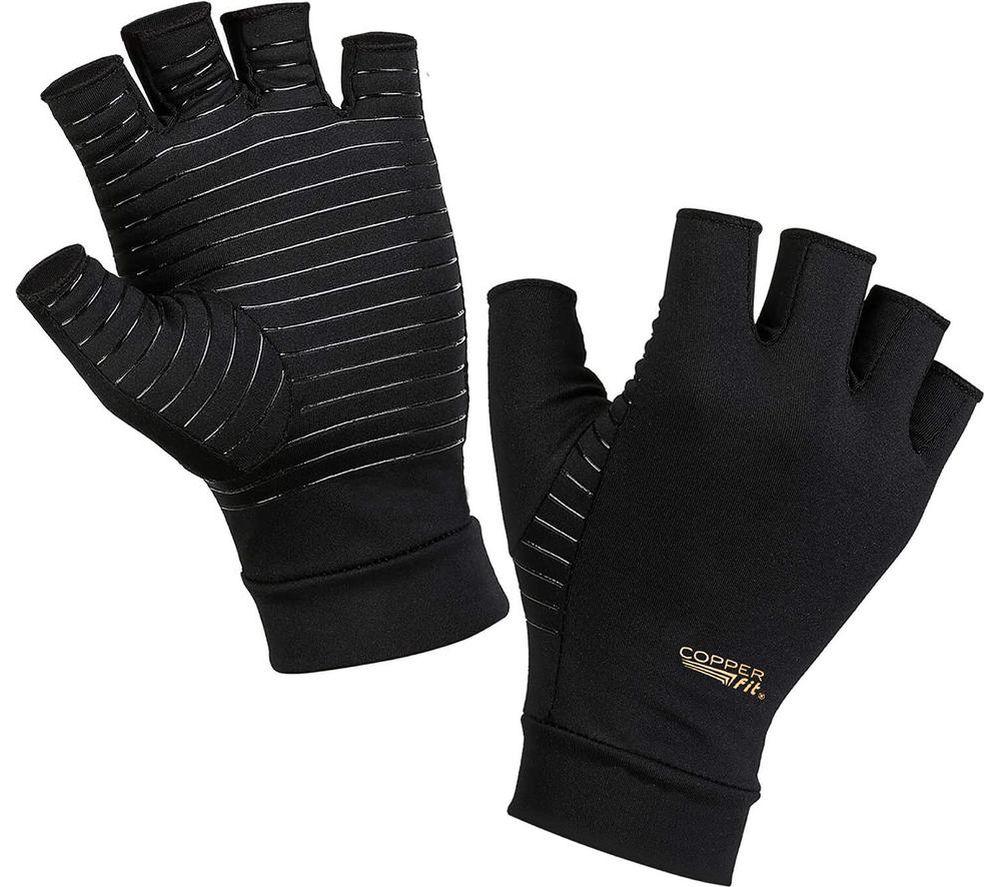 Buy COPPER FIT Hand Relief Compression Gloves - Small / Medium, Black ...