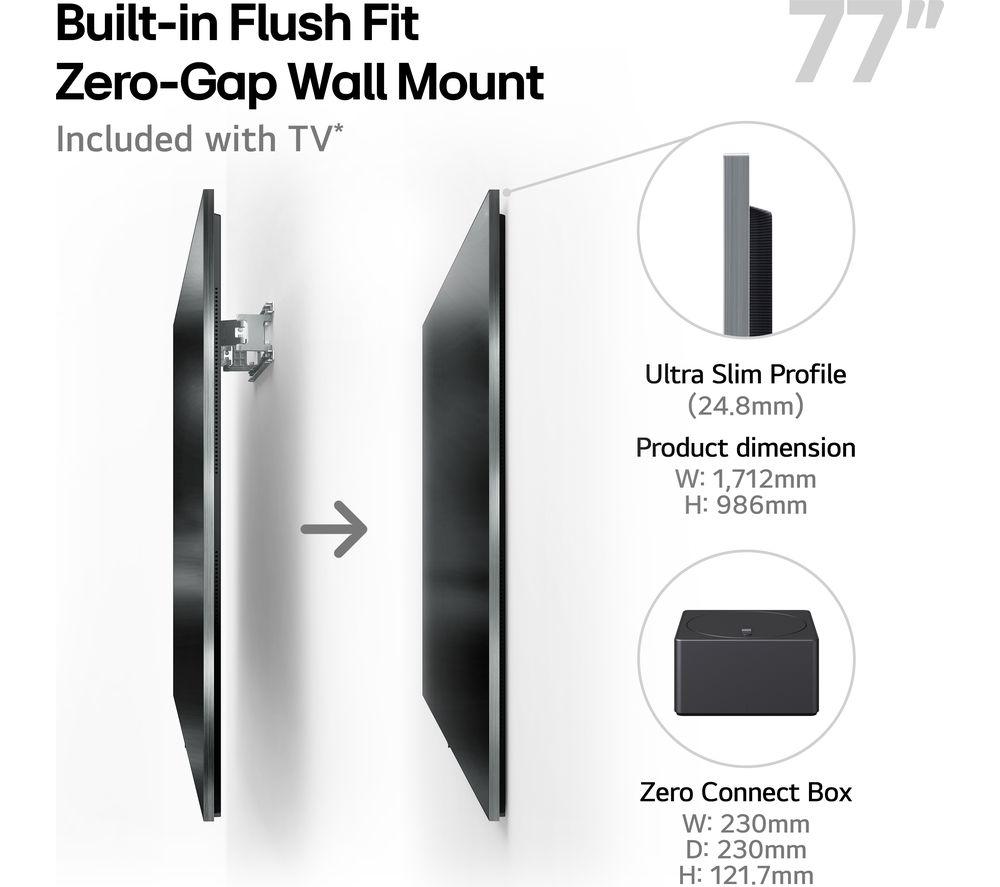 Buy LG M5 77" OLED evo AI 4K HDR True Wireless Smart TV 2025 ...